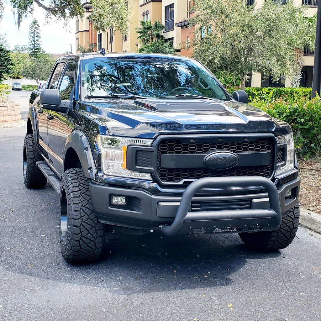2018-2020 Ford F150 Front Bumper Covers - Chrome Delete Kit ...