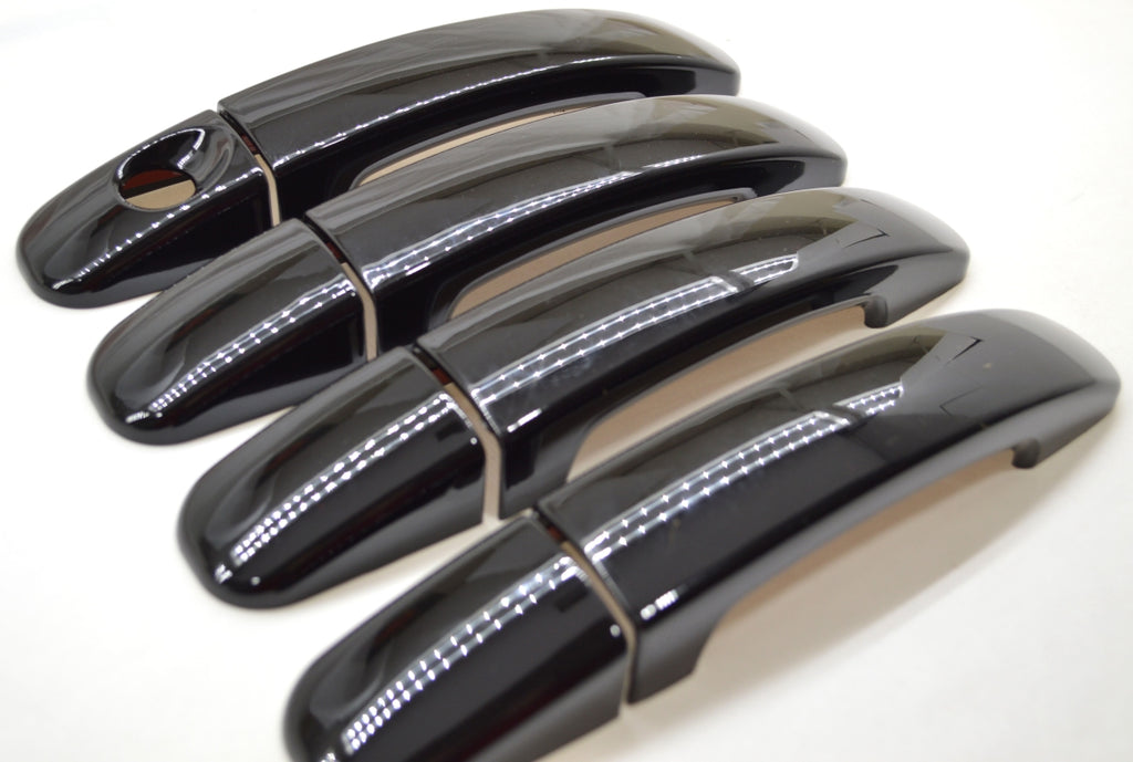 2019-2021 Ford Ranger 4DR No Smart Key Gloss Black Door Handle Cover ...